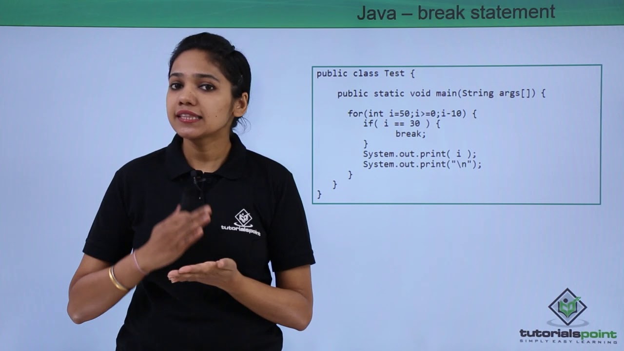 Java Break Statement Youtube