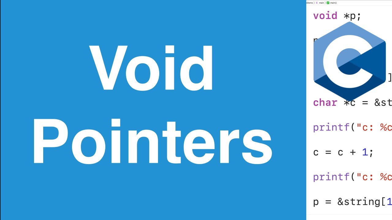 Void Pointers C Programming Tutorial Youtube