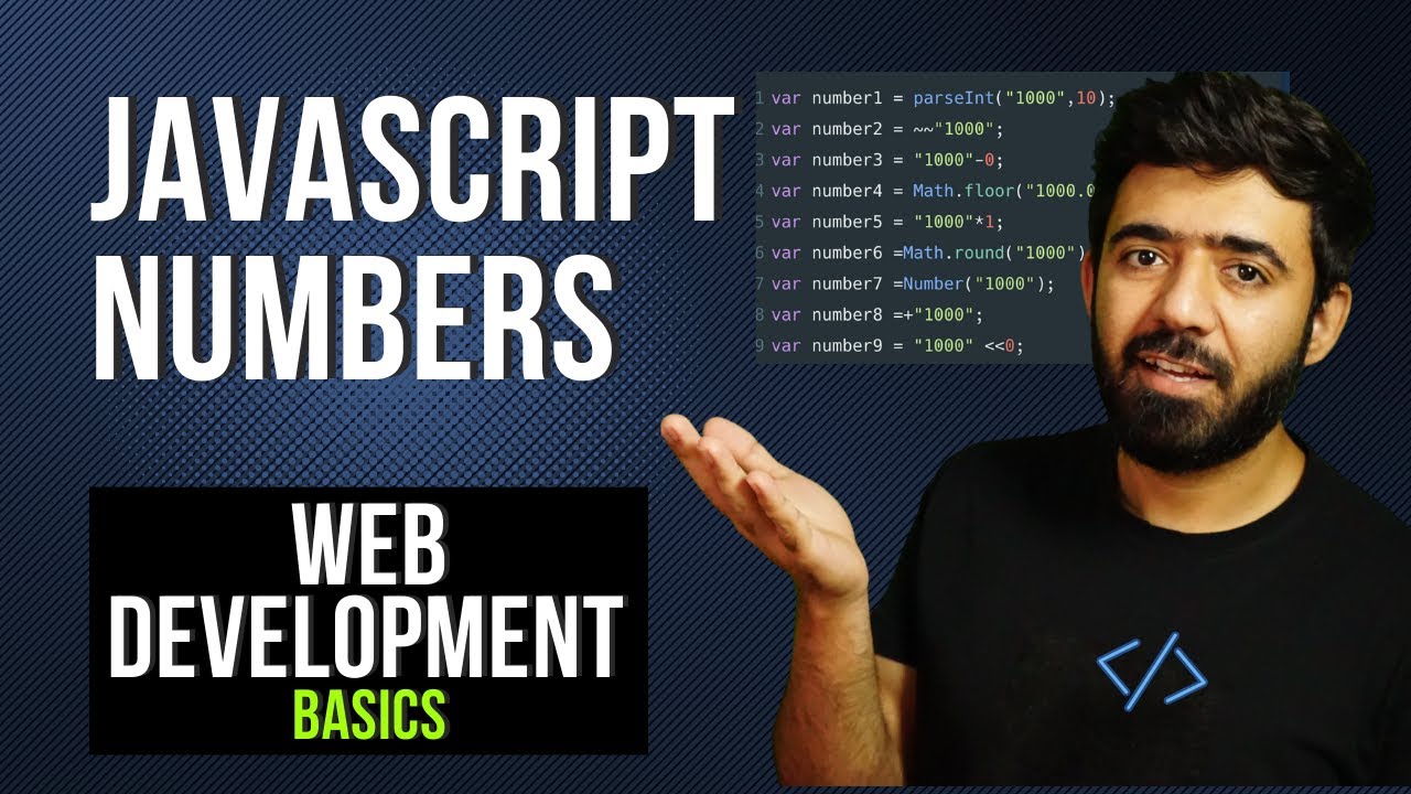 Javascript Numbers Web Development Basics Course Youtube