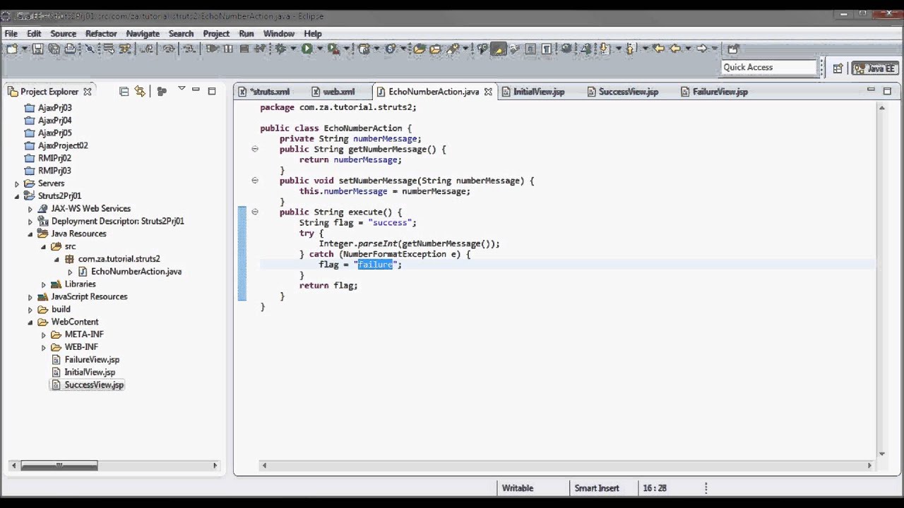 Struts 2 Tutorial 01 Youtube