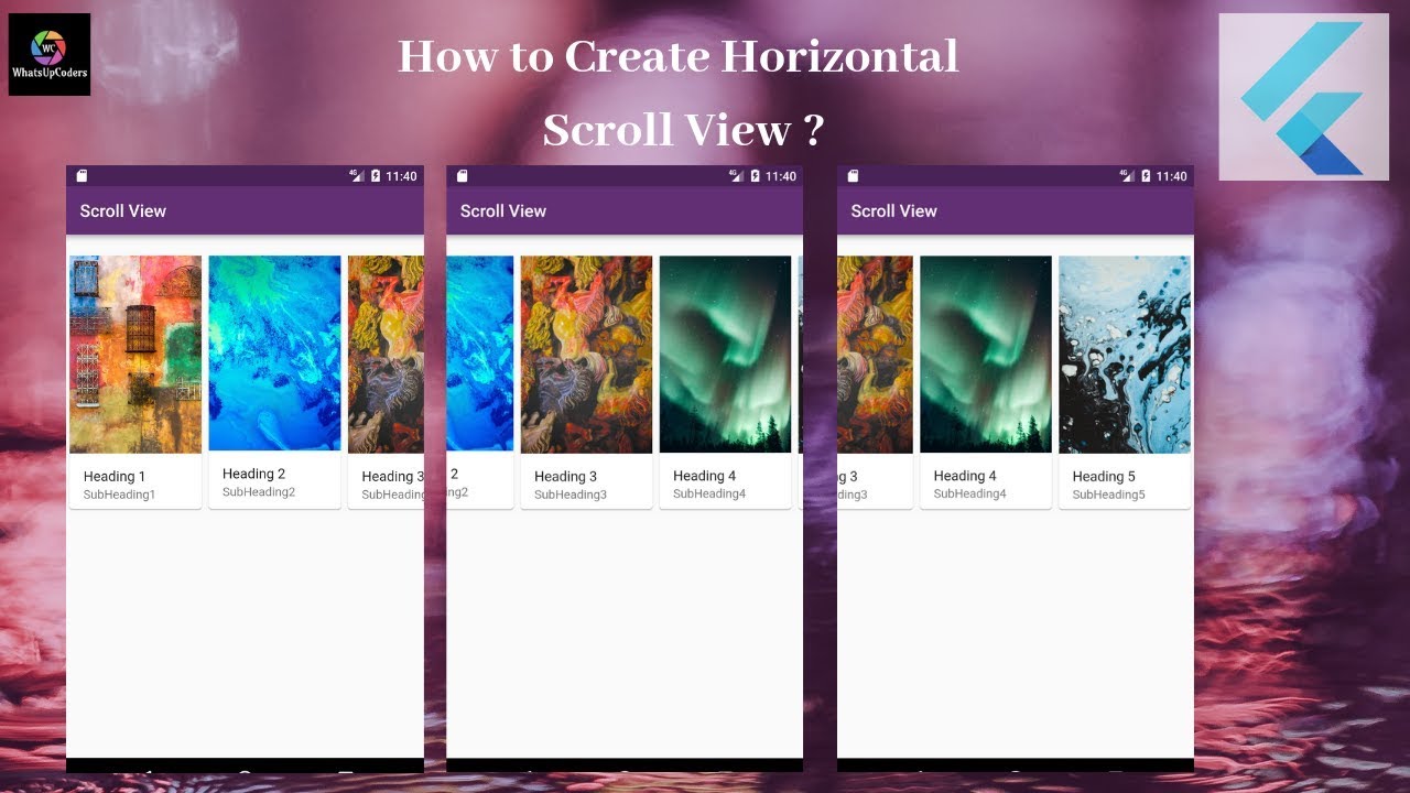 Flutter Tutorial Flutter Horizontal Listview Youtube