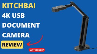 Kitchbai Visualiser Classroom Usb Document Camera For Teaching 4k With