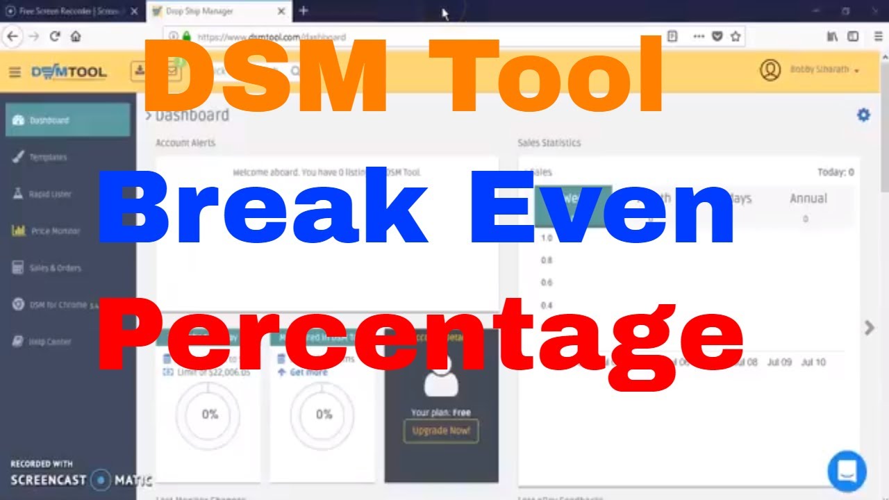 Dsm Tool Break Even Percentage For Ebay Drop Shipping Beginners