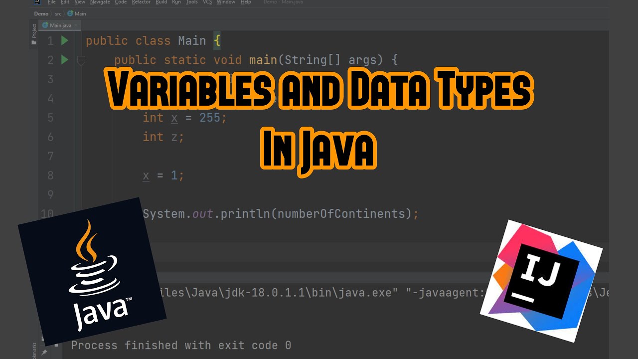 Java Beginner Course Variables And Data Types For Complete