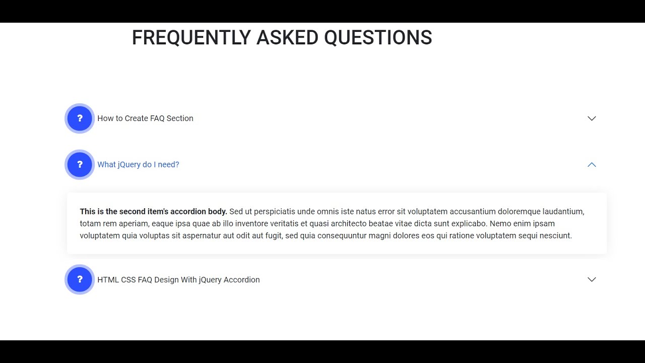 Bootstrap Faq Examples Free Html Bootstrap Faq Template Youtube