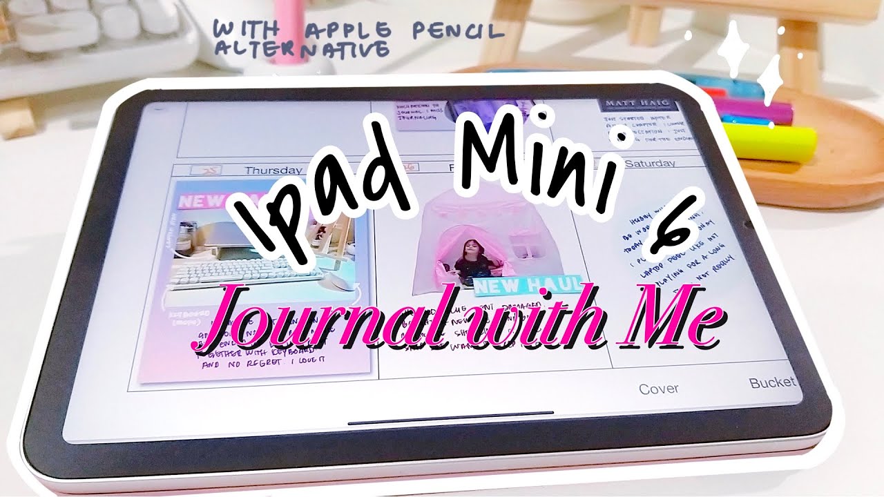 Digital Journal With Me With Ipad Mini 6 Free Digital Stickers Ipad