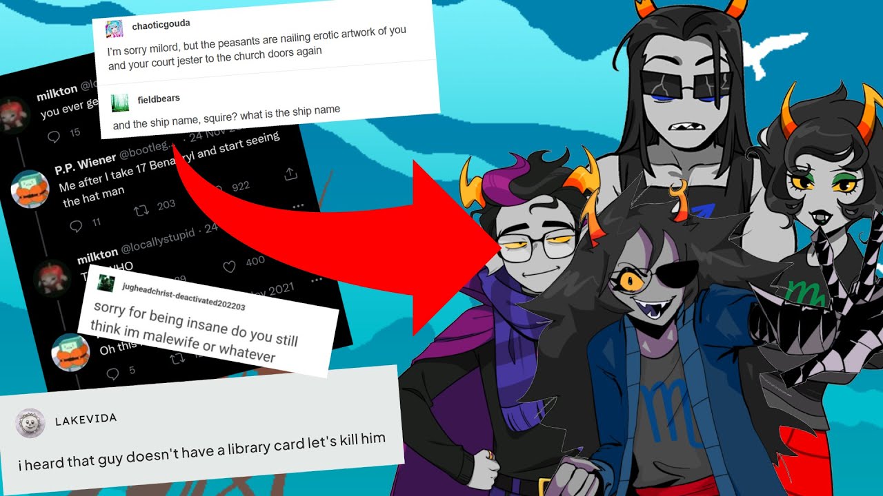 Reading Posts As Homestuck Characters Youtube