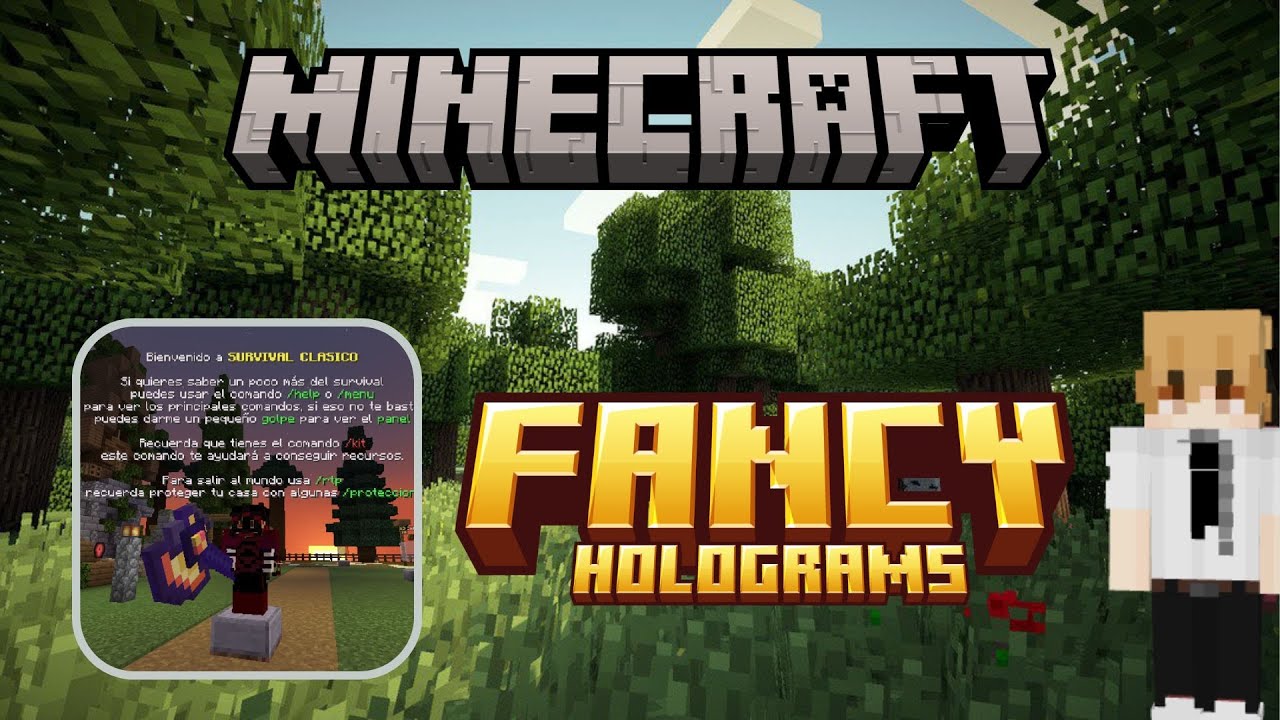 Plugin Para Tu Servidor De Minecraft Fancyholograms Crea Holograms