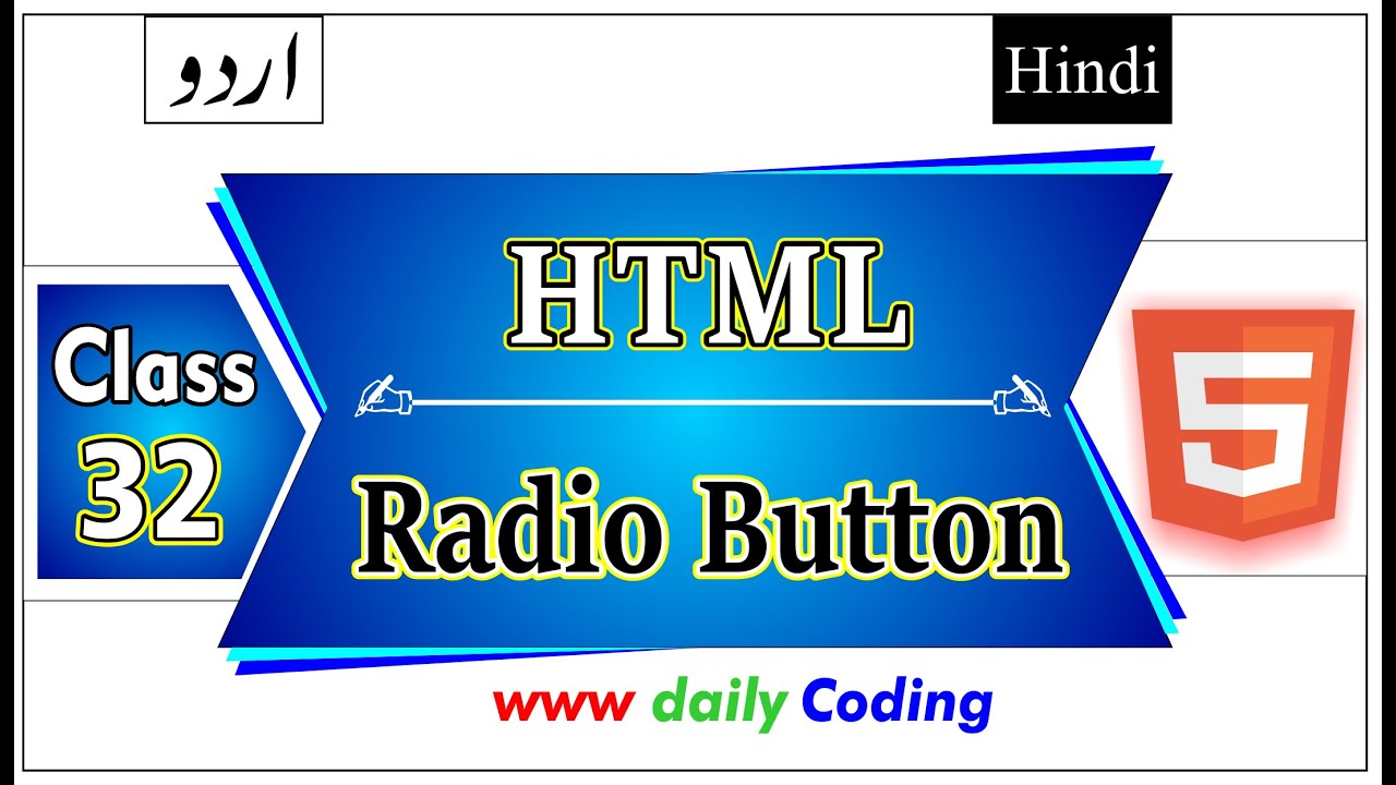Create Radio Button In Html Form Radio Button Html Tutorial Daily