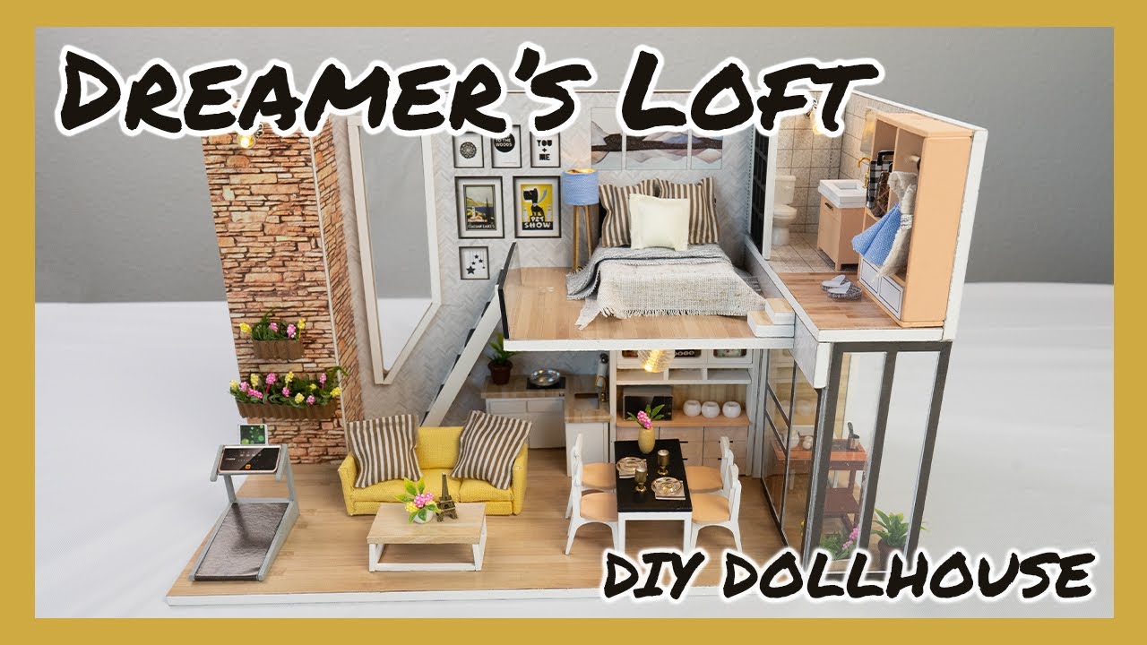 Mayberry Street Miniatures Dreamer S Loft Diy Dollhouse Timelapse