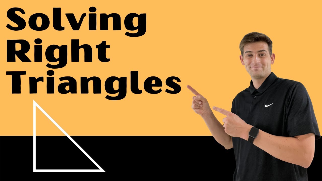 Solving Right Triangles Youtube