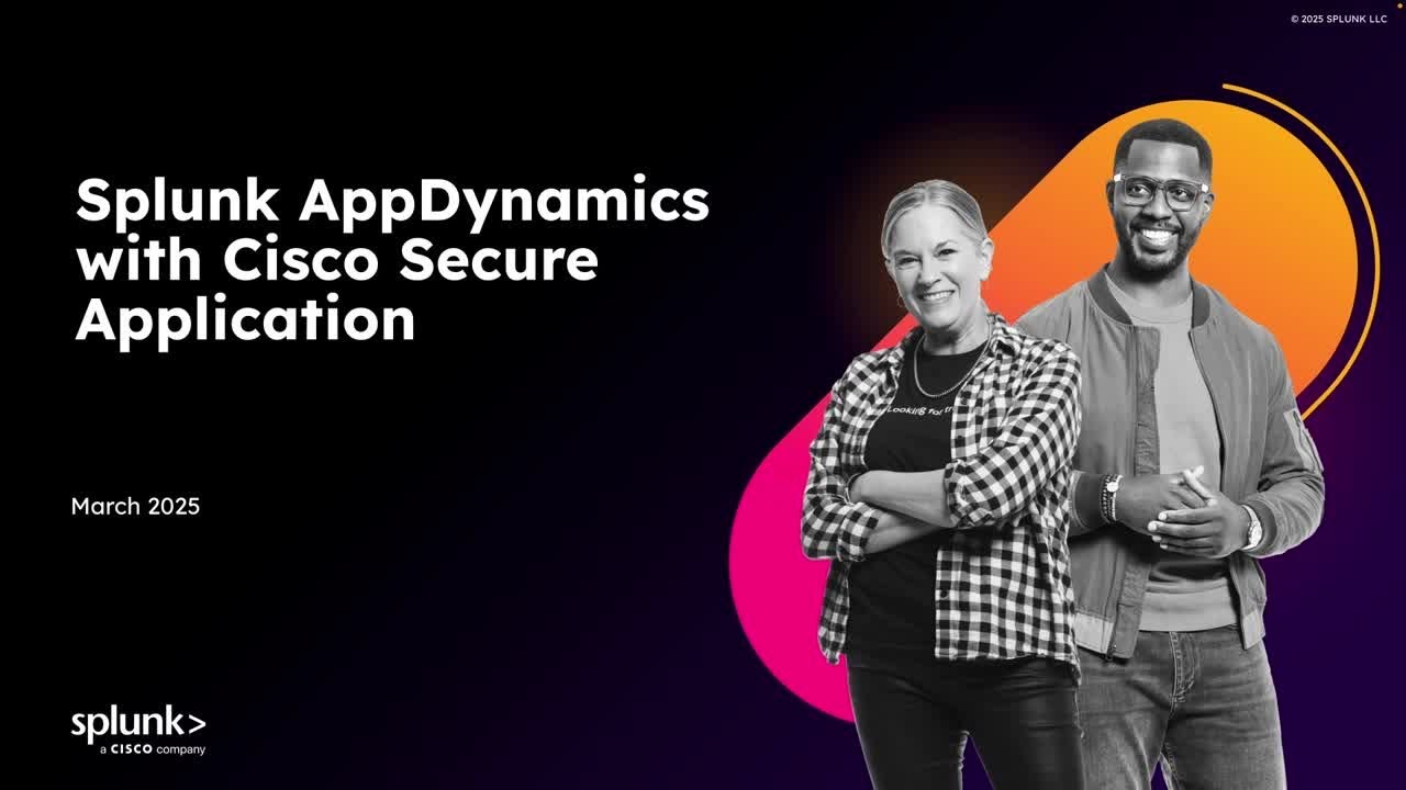 Intro To Cisco Secure Application In Splunk Appdynamics Youtube