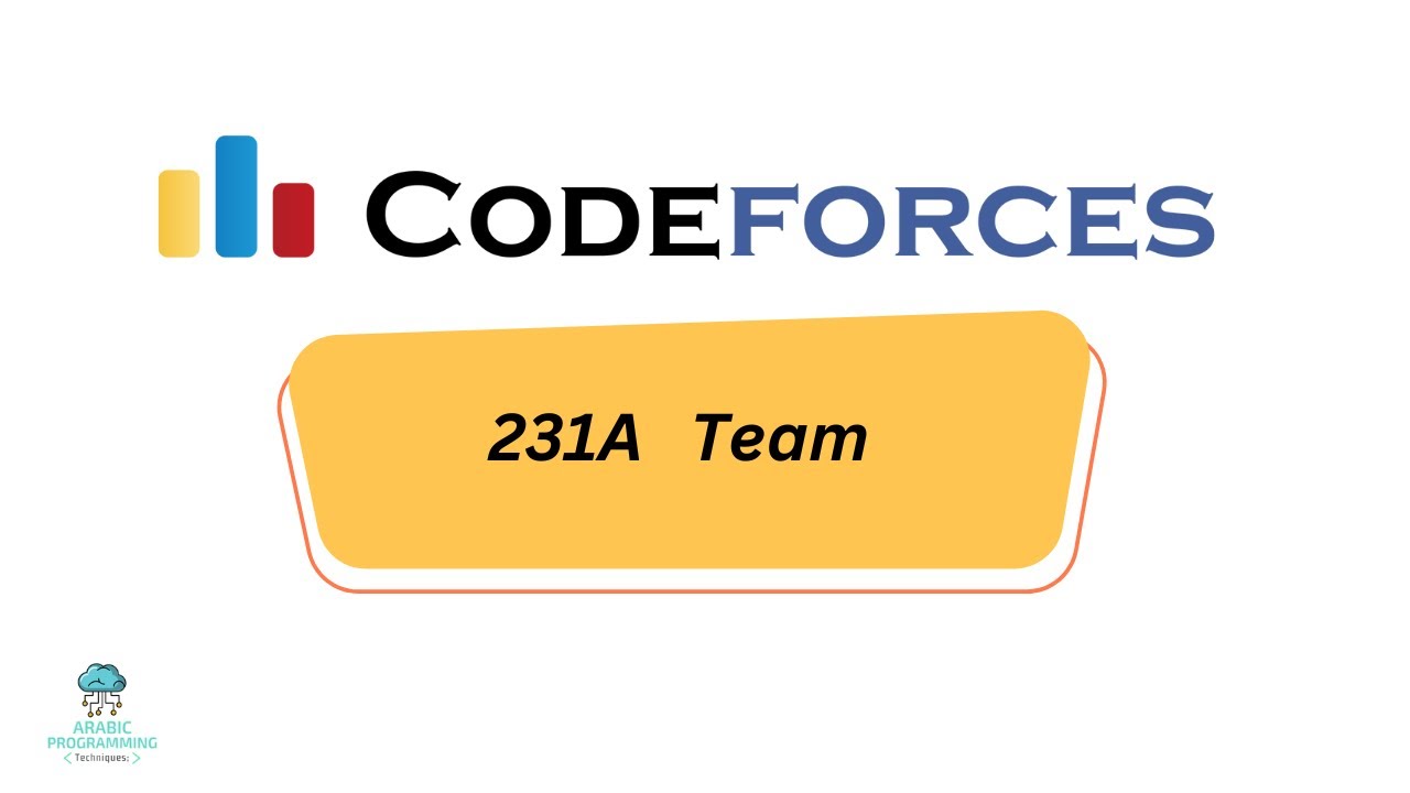 004 Team Codeforces Problem Solution Youtube