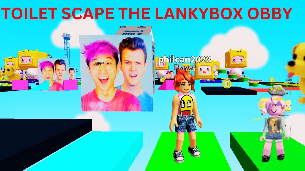 Toilet Scape The Lankybox Obby Youtube