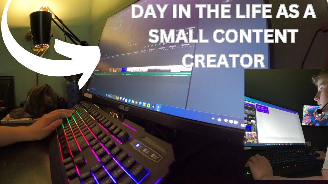 Day In The Life Of A Small Content Creator Youtube