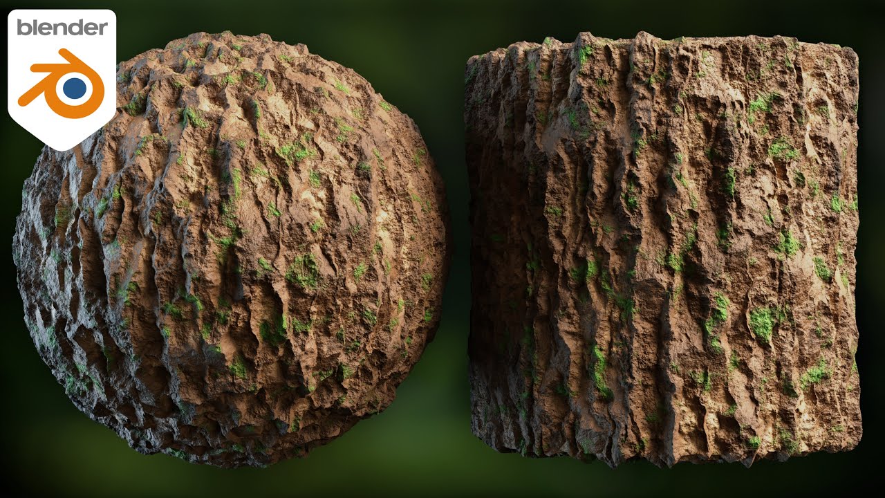 Procedural Tree Bark Blender Tutorial Youtube