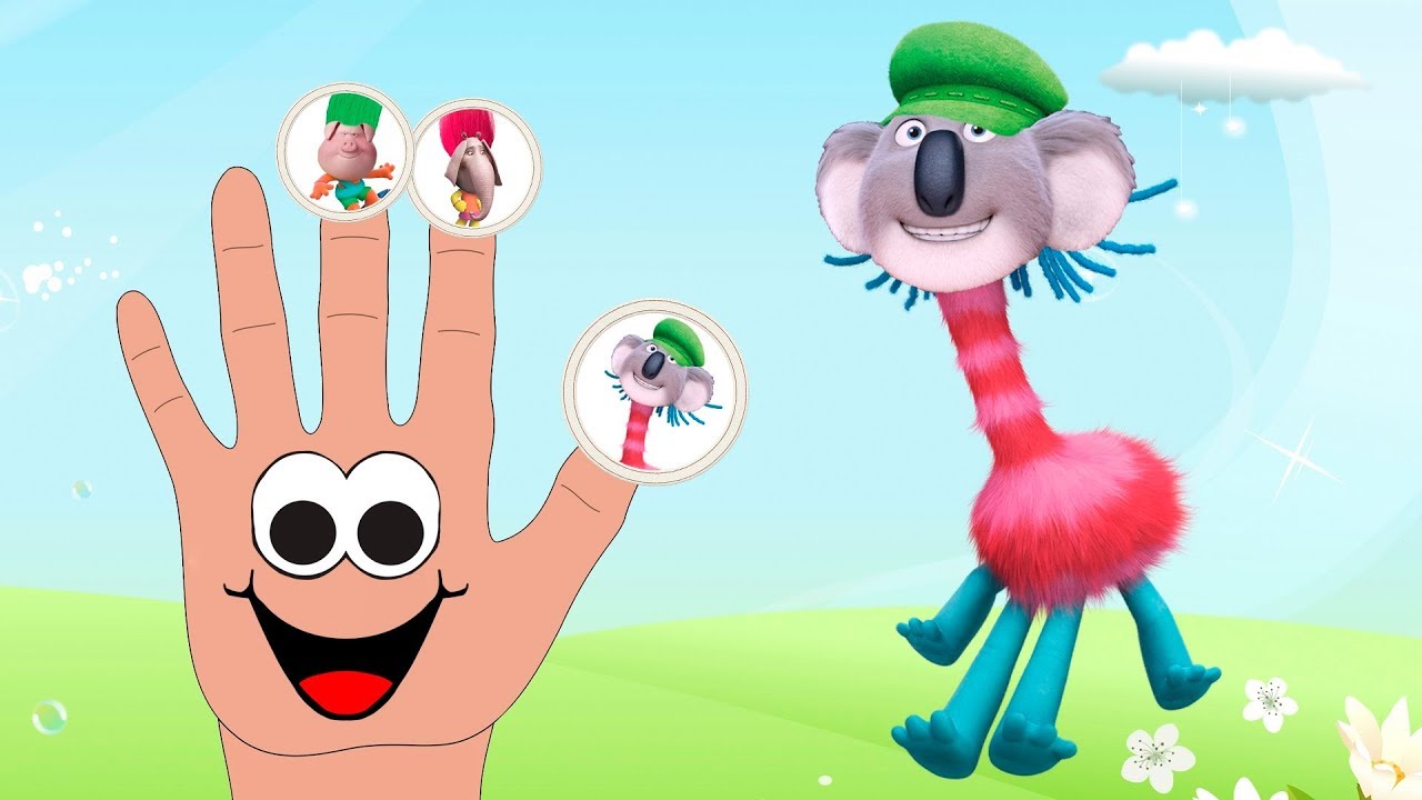 Trolls Zootopia Finger Family Song Children Nursery Rhyme Youtube