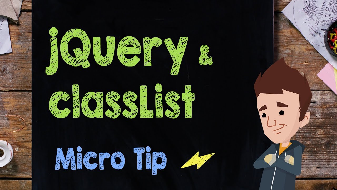 Jquery Classlist Supercharged Youtube