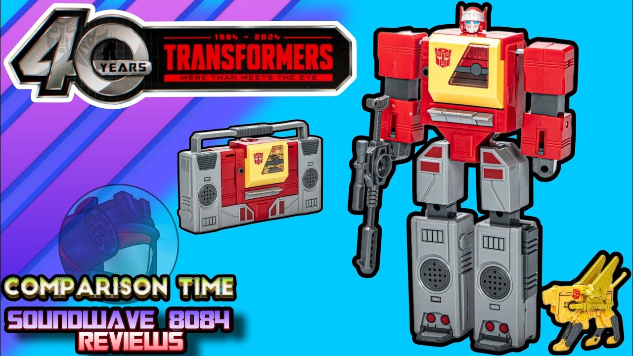 Transformers 40th Anniversary Retro G1 Blaster With Steeljaw In