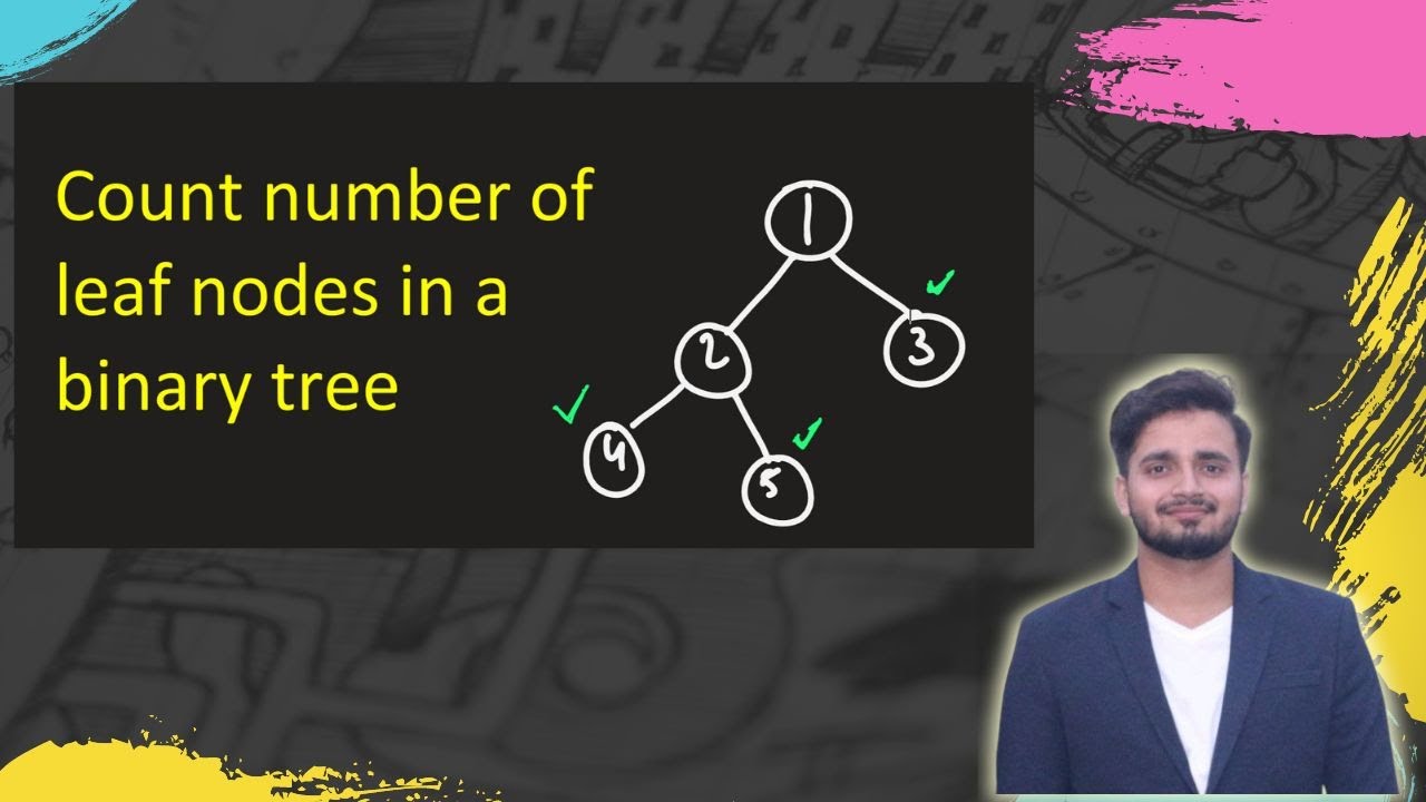 Count Number Of Leaf Nodes In Binary Treeрџ ґрџ ґ Youtube