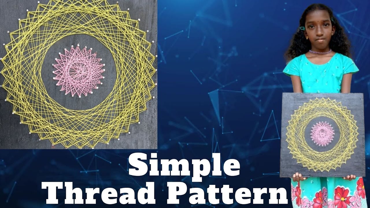 Thread Pattern String Art Thread Art Design Simple Thread Pattern Easy