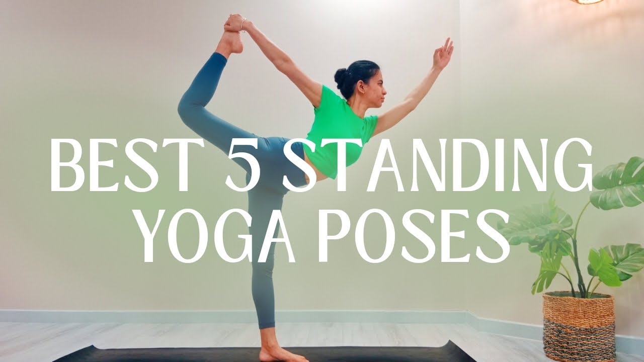 5 Basic Standing Yoga Poses Yoga For Beginners Yoga Territory