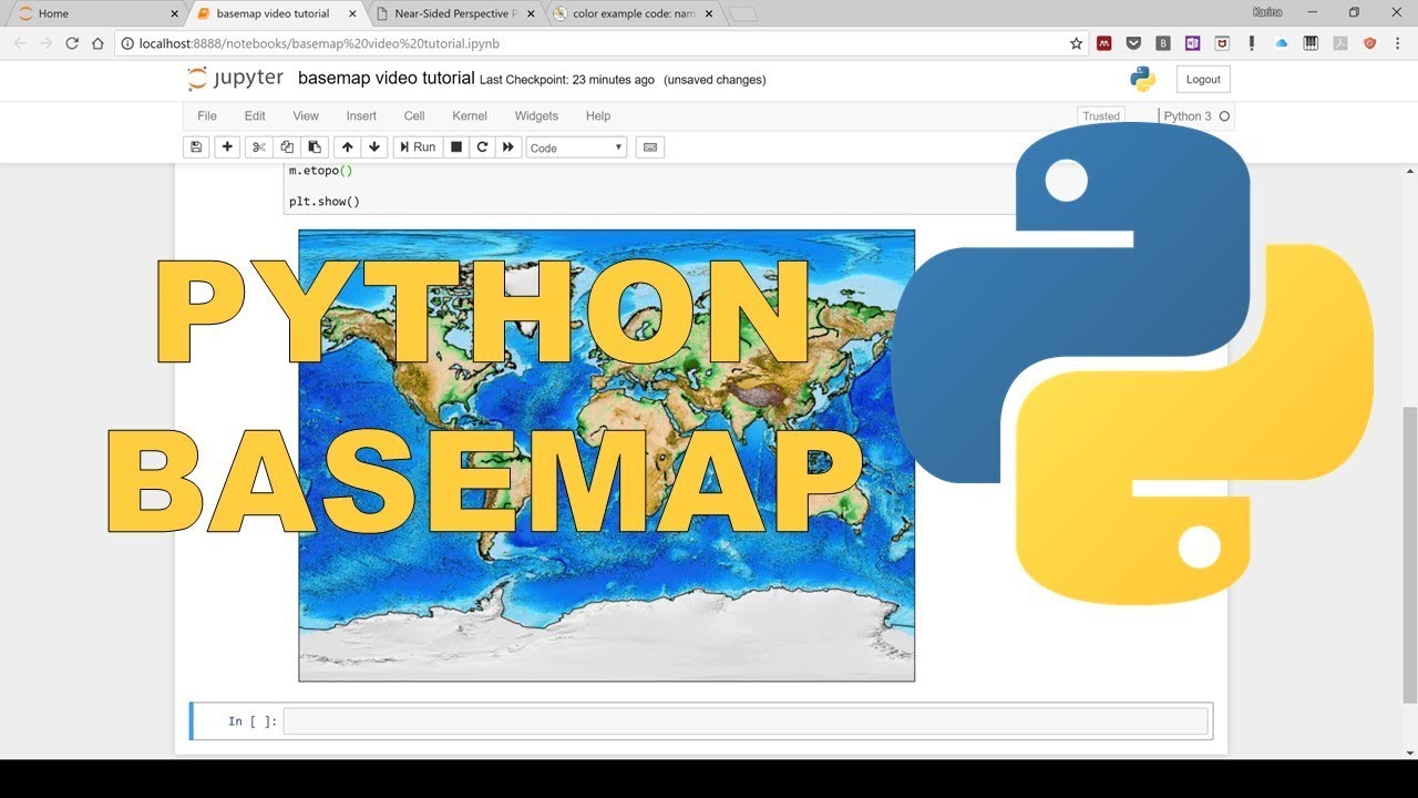 How To Make A Map In Python Using Basemap Youtube