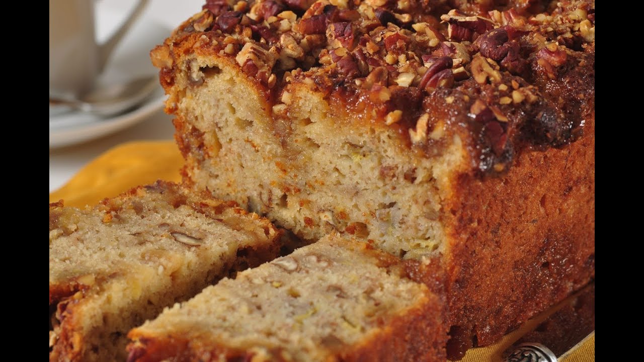 Banana Streusel Bread Recipe Demonstration Joyofbaking Youtube