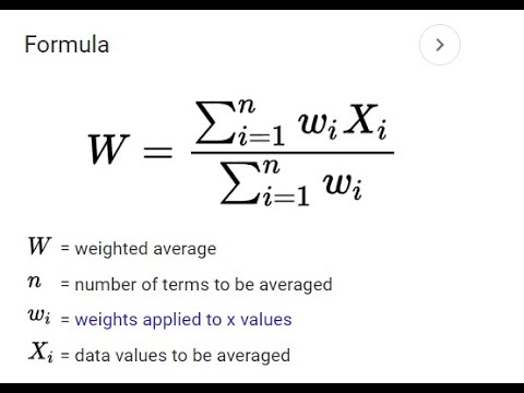 R Programming Weighted Averages Youtube