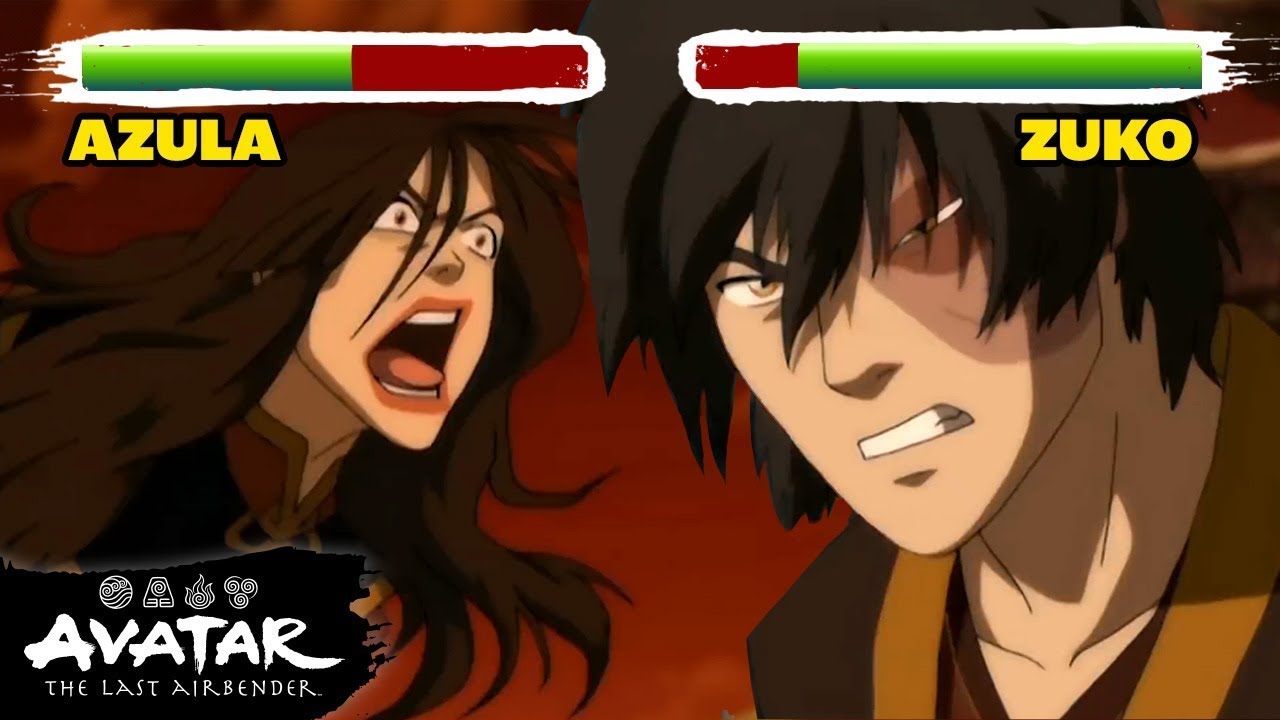 Azula And Zuko Last Fight