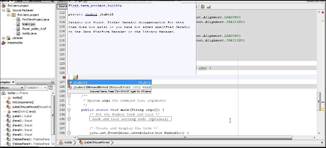 Tooltip Java Gui Youtube