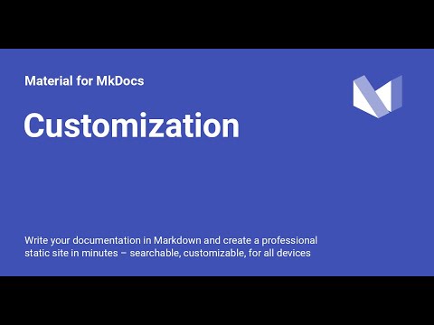 Make Online Documentation Using Mkdocs Upload To Github Page Youtube