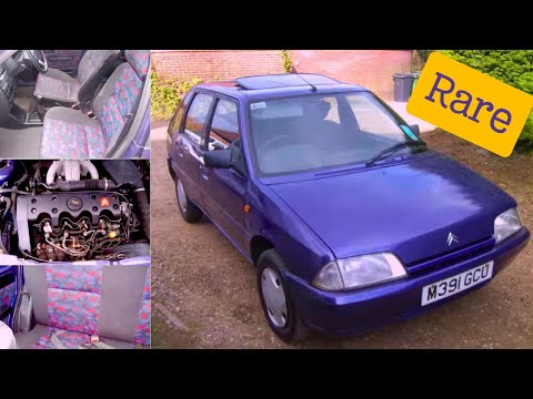 Citroen Ax 1 5 Diesel Purple Rare Funky Interior Youtube