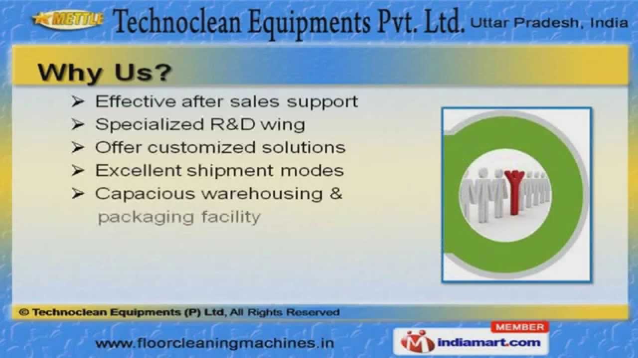 Floor Sweepers By Technoclean Equipments P Ltd Noida Youtube