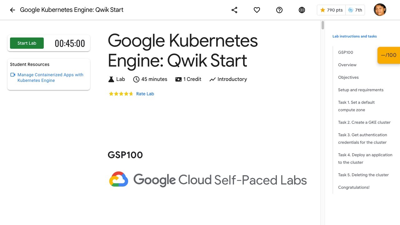 2024 Google Kubernetes Engine Qwik Start Gsp100 Youtube