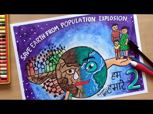 Poster Making About Overpopulation
