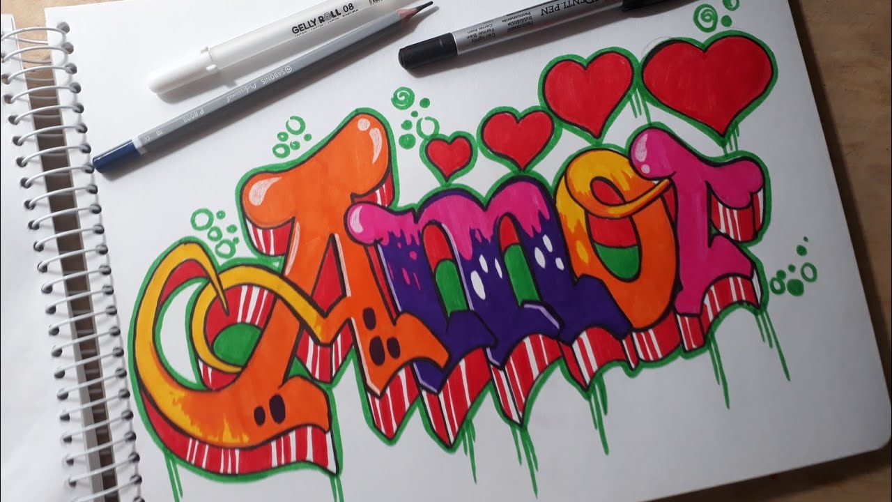 Letras De Graffiti De Amor