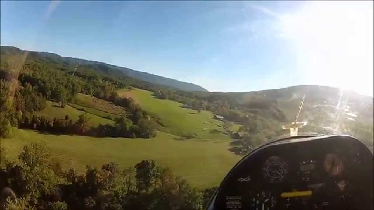 Glider Ride Over New Castle Va Youtube