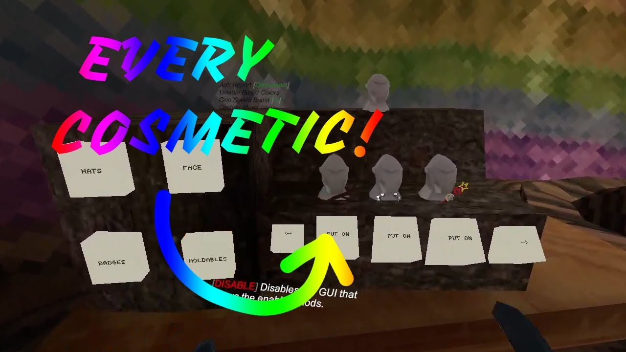 How To Get Every Cosmetic In Gorilla Tag Youtube