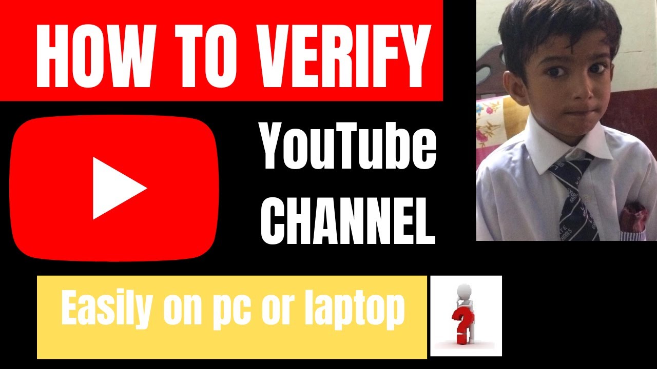 How To Verify Youtube Channel Verify Youtube Channel From Pc L
