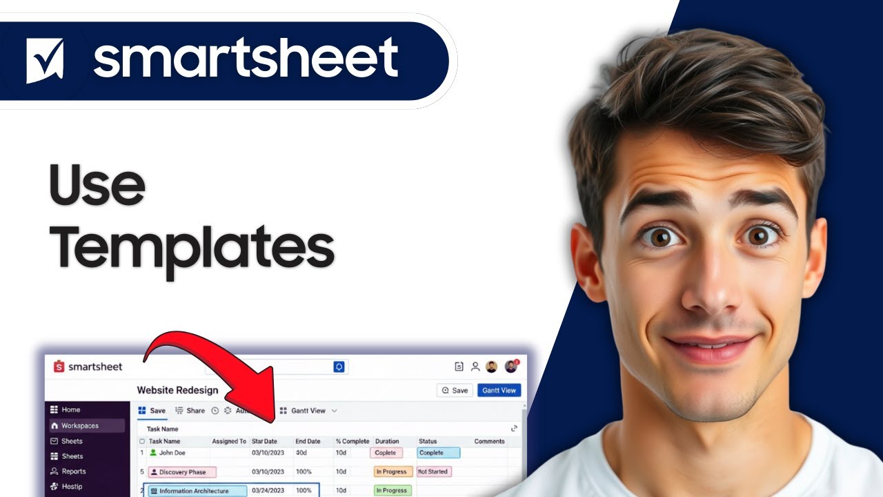How To Use Smartsheet Templates Easiest Way 2026 Guide Youtube