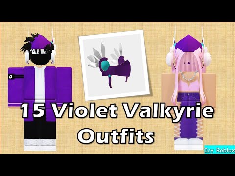 15 Roblox Violet Valkyrie Outfits Youtube
