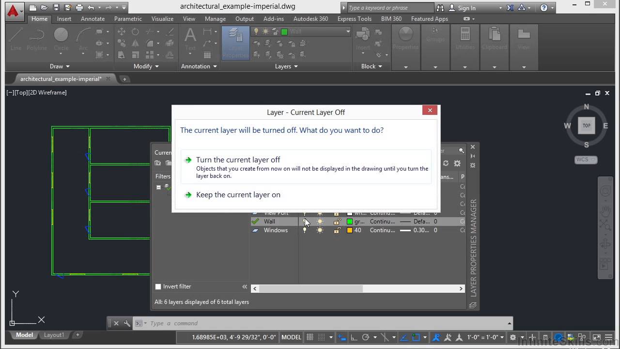 Learning Autodesk Autocad 2015 The Layer Manager Youtube