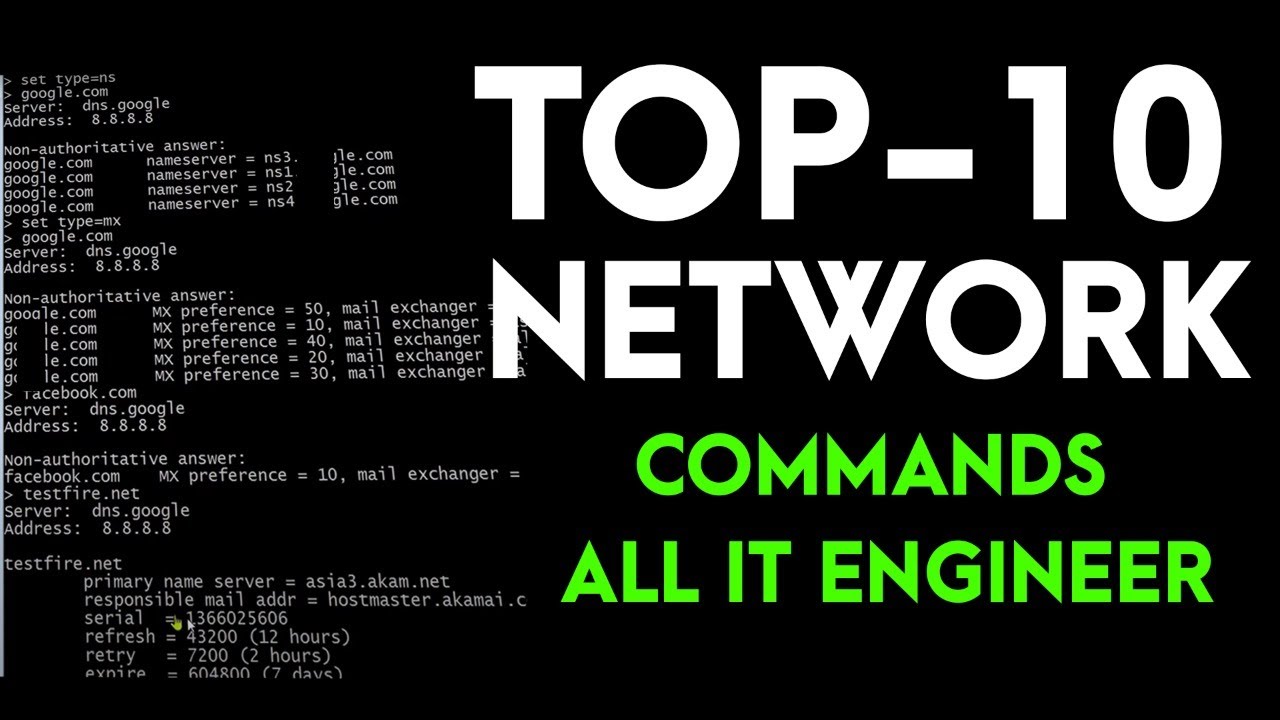 Top 10 Networking Commands Must Know Every It Engineer Basic Network