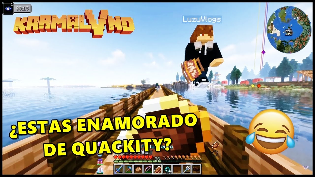 Luzu Estas Enamorado De Quackity ёяшвёядг Karmaland 5 Youtube