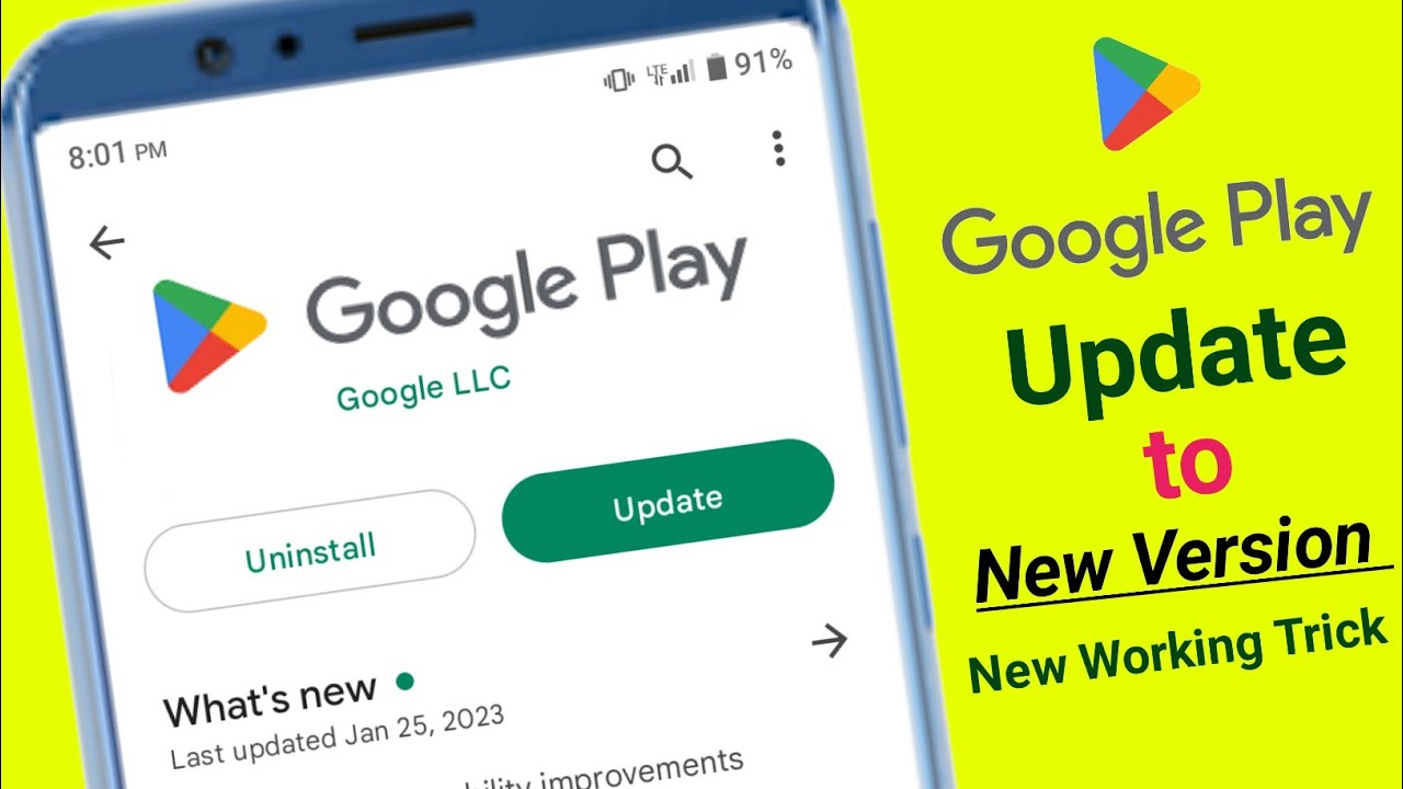How To Update Play Store Old Version To New Version On Android Google