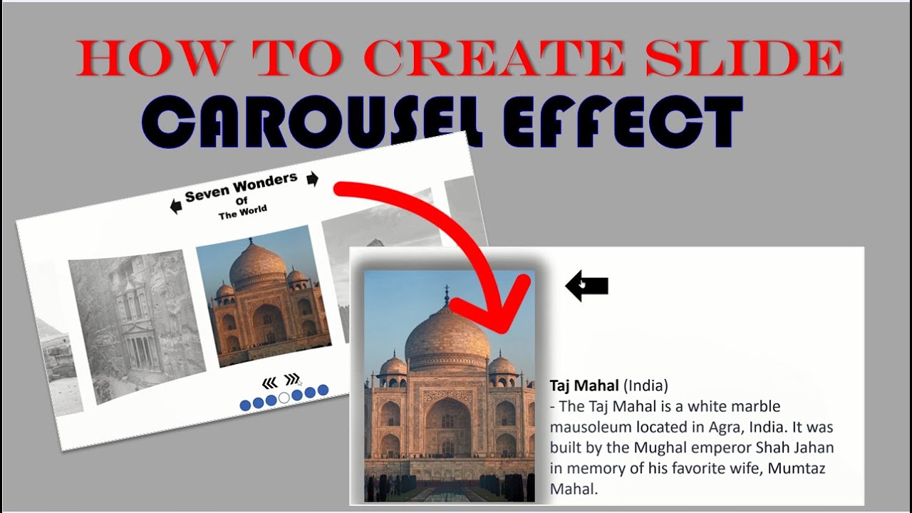 How To Create Carousel Effect Animation In Powerpoint Using Morph
