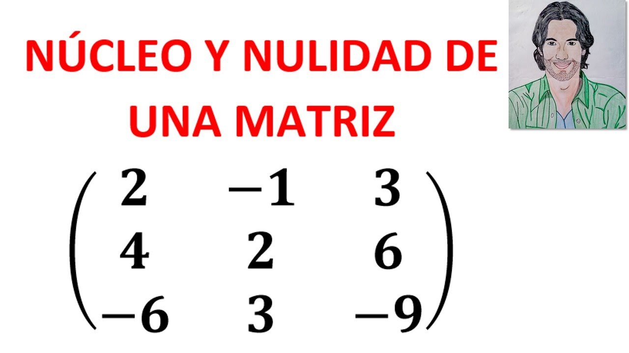 Cómo Calcular El Núcleo Y Nulidad De Una Matriz Ejemplos Resueltos