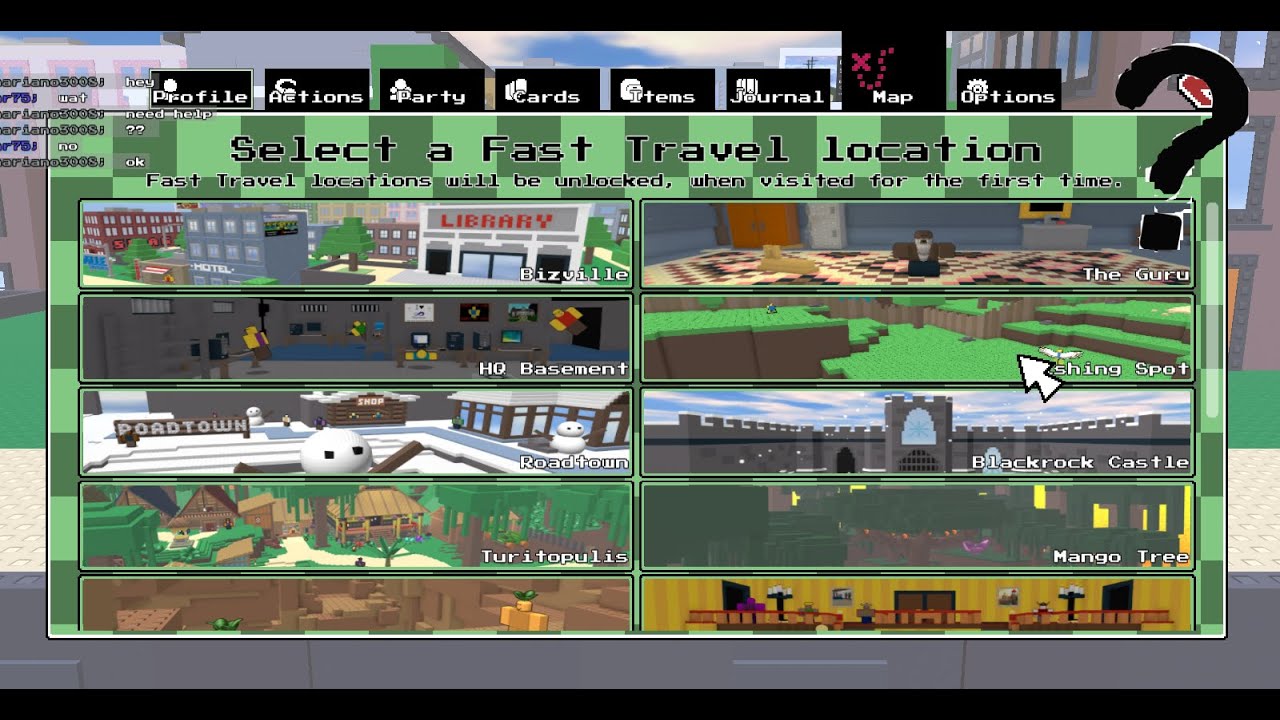 All Fast Travel Locations In Block Tales Demo 1 Demo 2 Youtube