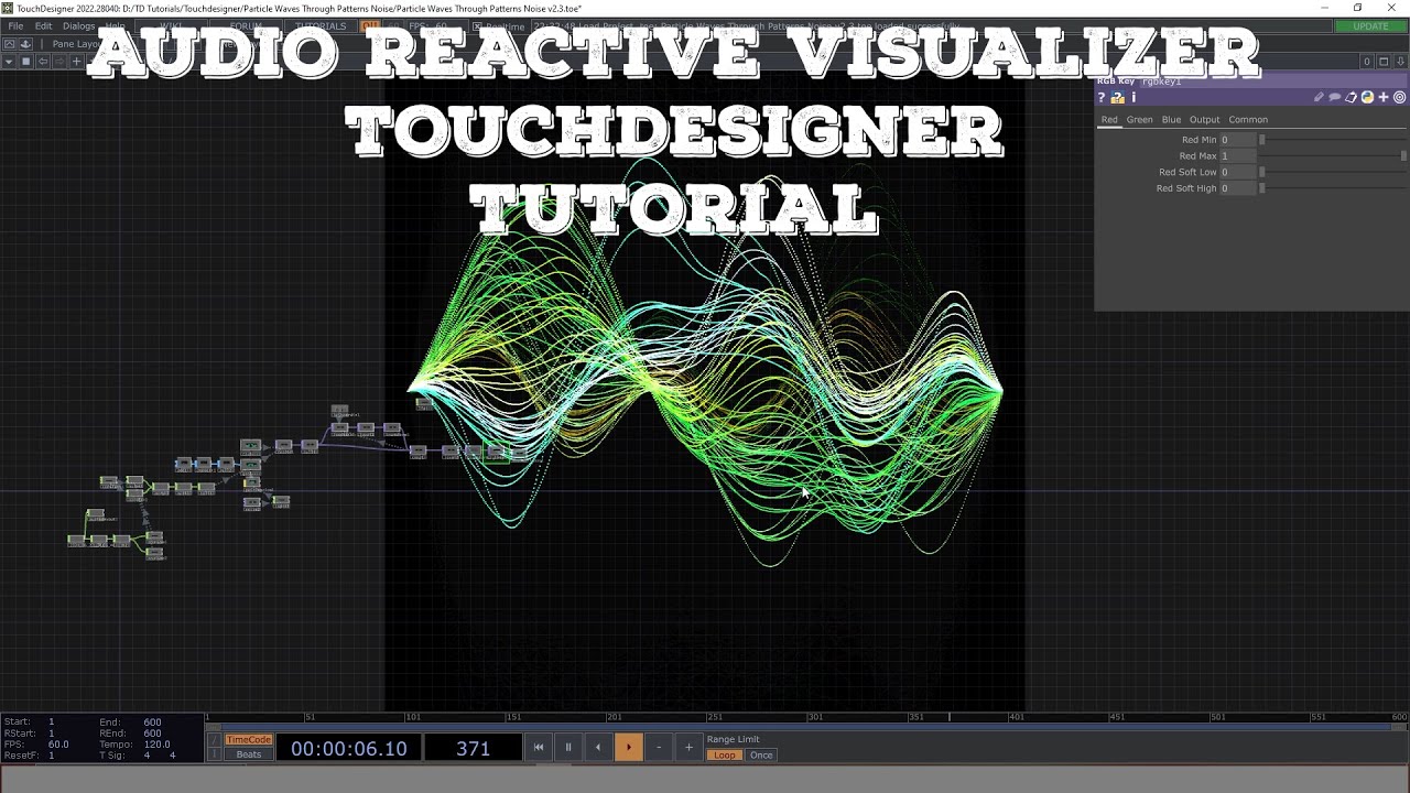 Audio Reactive Music Visualizer Touchdesigner Tutorial Youtube